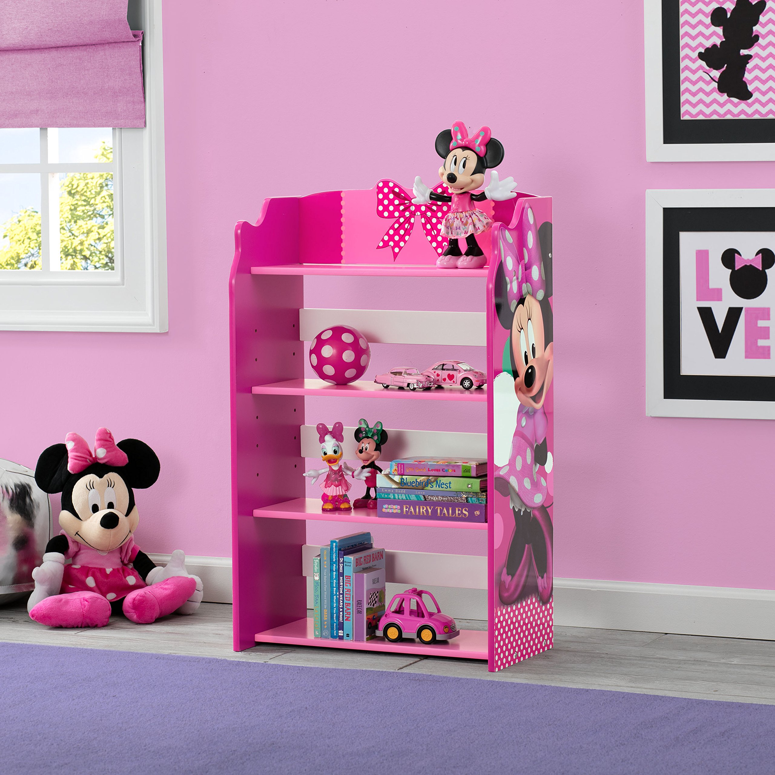 Disney Minnie Mouse 4 Shelves Storage Bookshelf: Buy Online in INDIA at ...