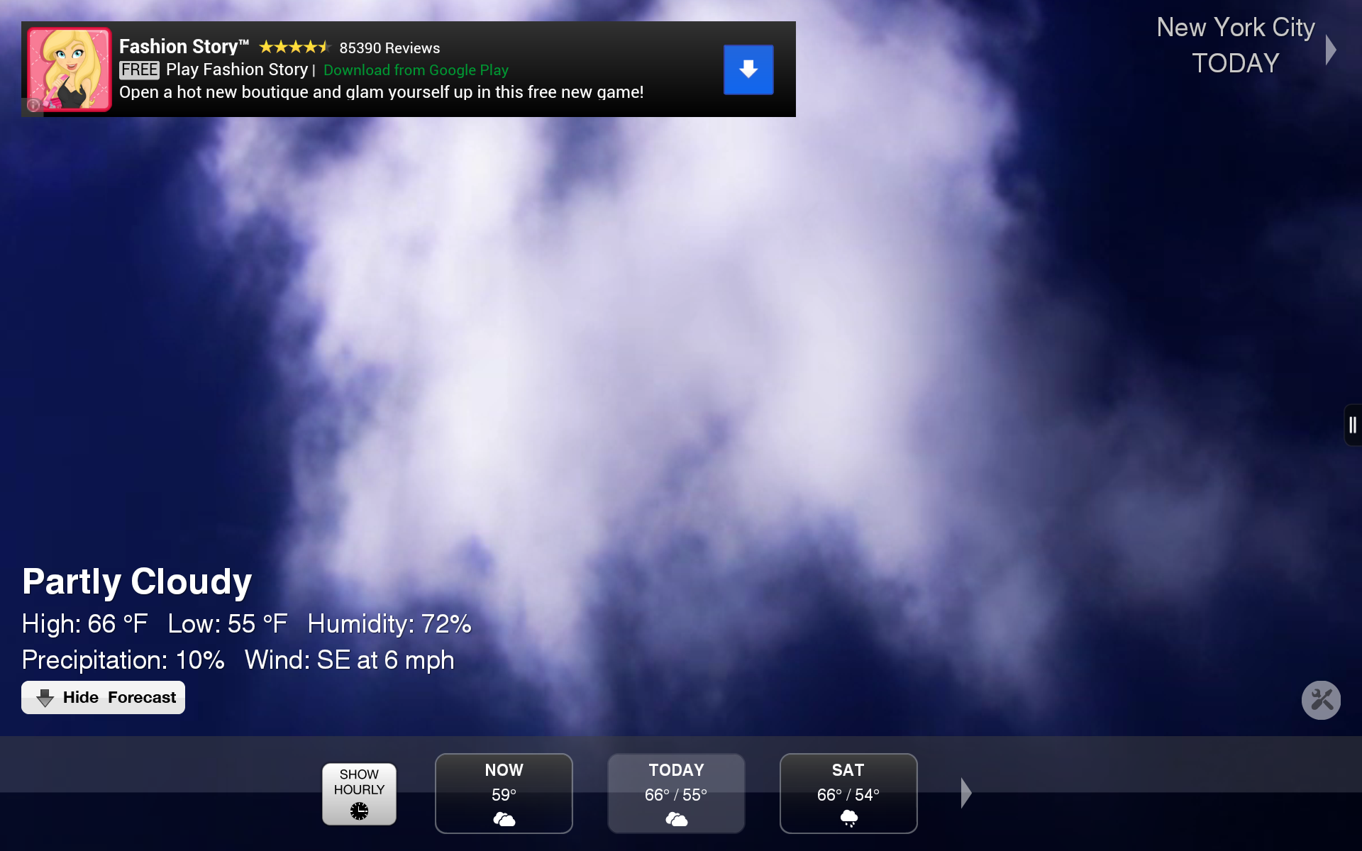 Weather HD for Tablets Free - App on Amazon Appstore
