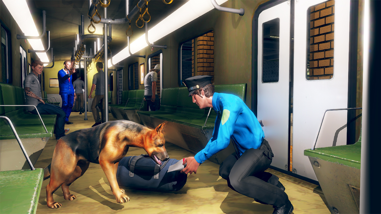 Subway Police Dog Duty : Police Dog Gangster Chase Dog Game 2019 - App ...