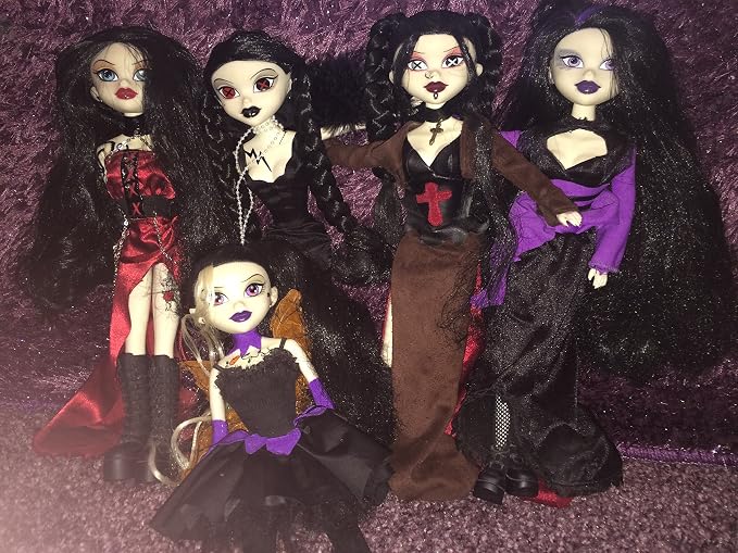 Bleeding Edge BeGoth Dolls x 5 - Gothic Fantasy Collectible Doll Set ...