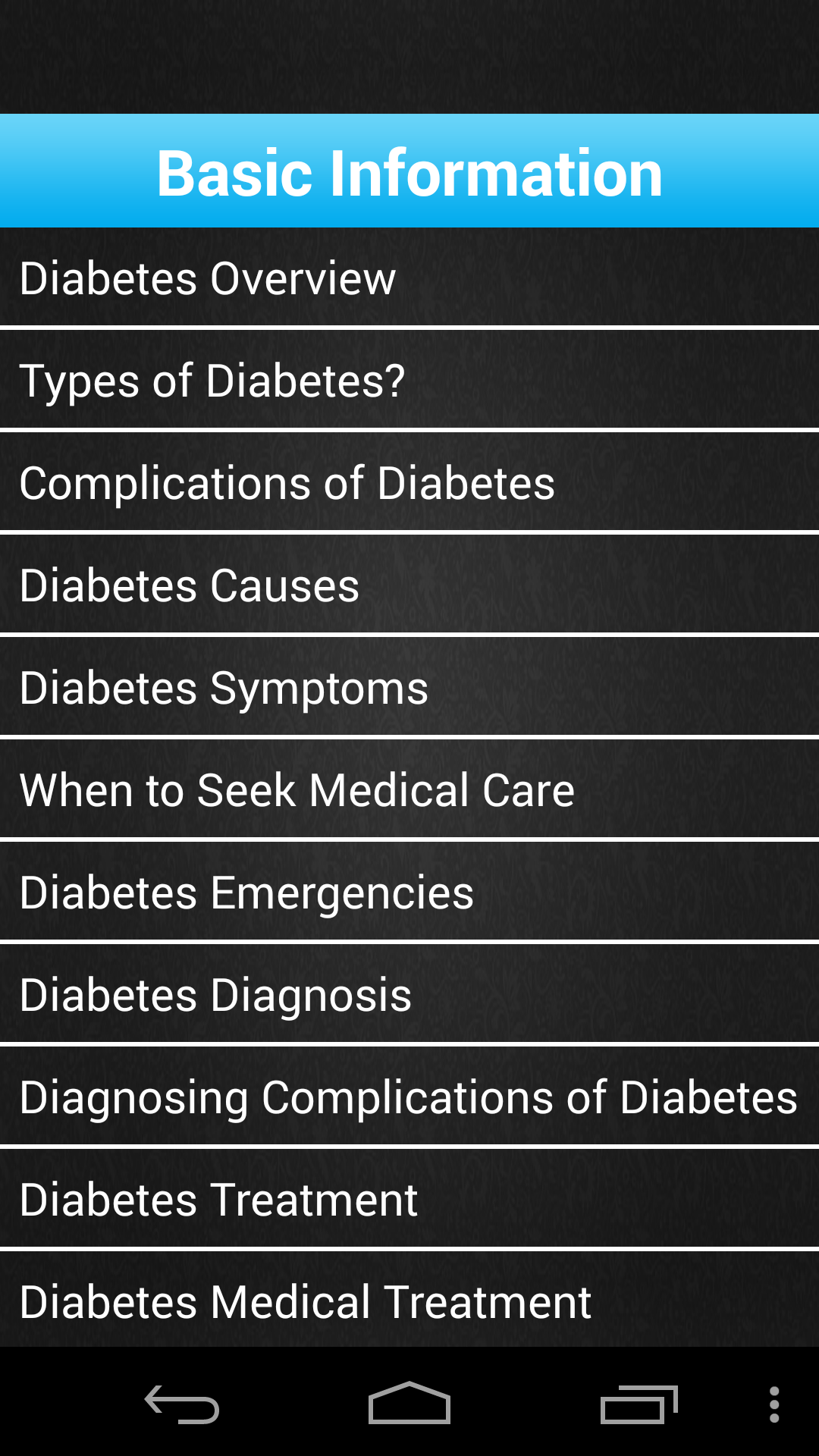 Diabetes Tracker - App on Amazon Appstore