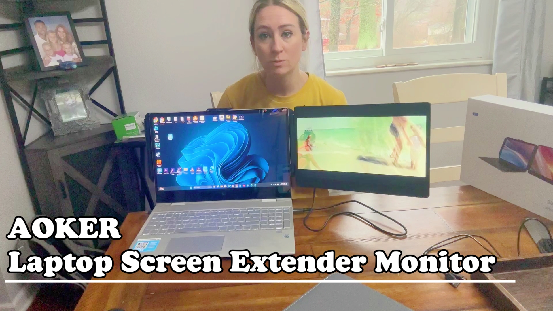 Watch AOKER Laptop Screen Extender Monitor on Amazon Live
