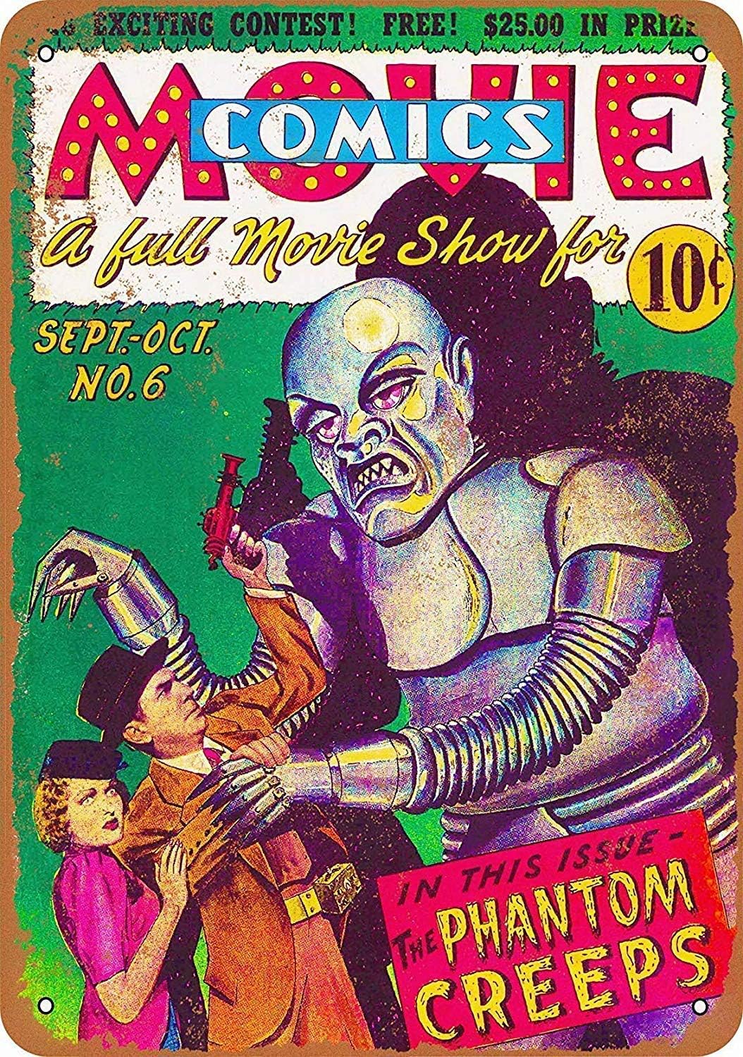 Amazon Vintage Look Funny Metal Tin Sign 12x16in Movie Comics amazon-vintage-look-funny-metal-tin-sign-12x16in-movie-comics