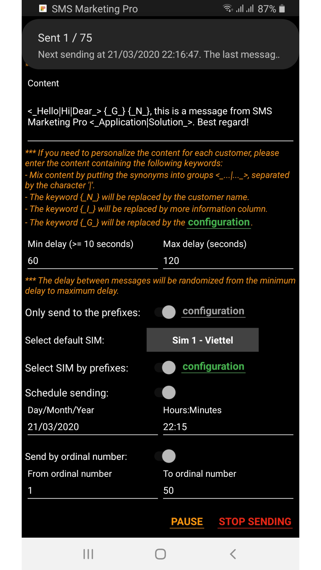 SMS Marketing Pro (Bulk SMS Pro) - App on Amazon Appstore