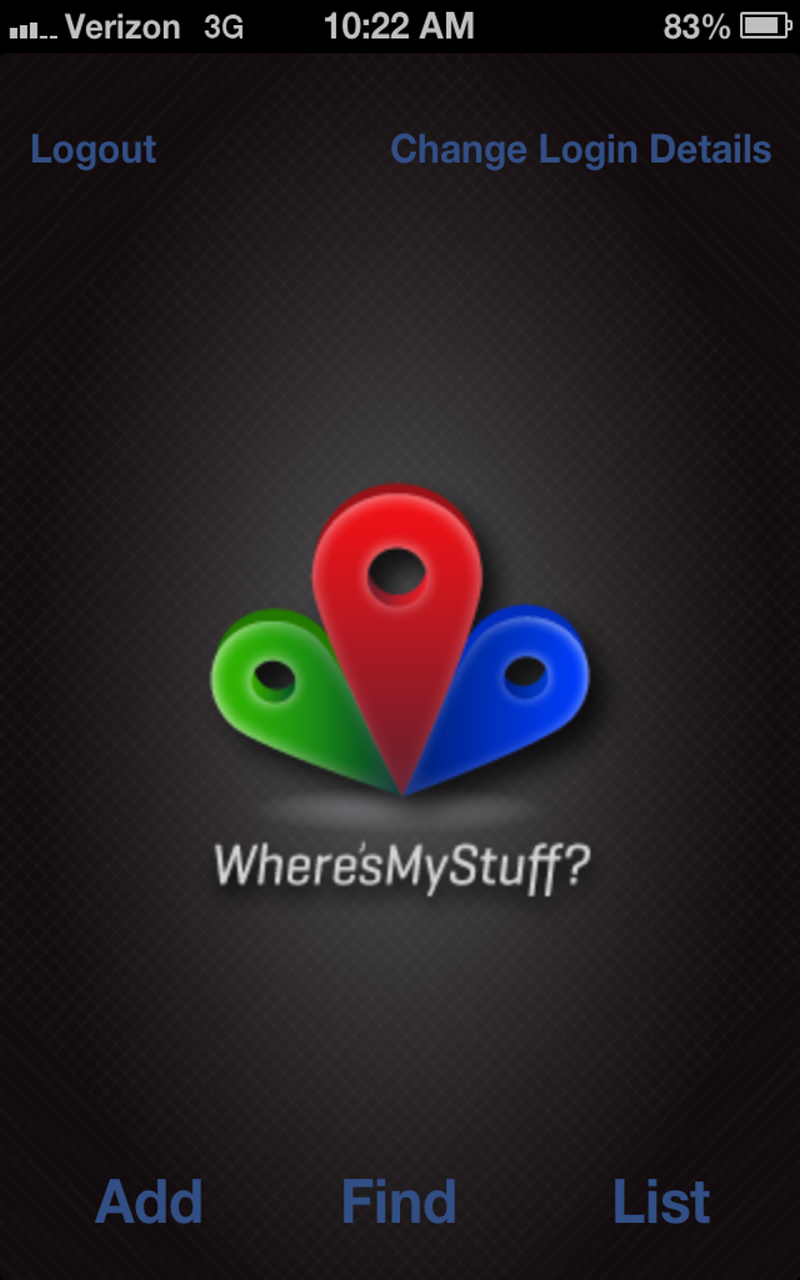 Where's My Stuff? - App on Amazon Appstore