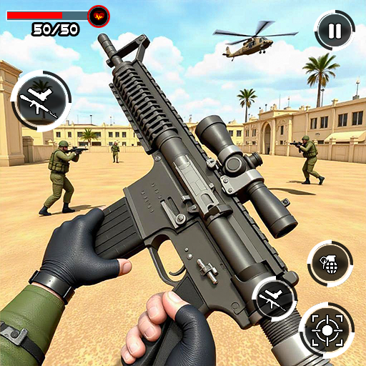 WW2 Survival Battleground FPS Shooting Gun Game: Code of US Frontline Commander Army Strike ...