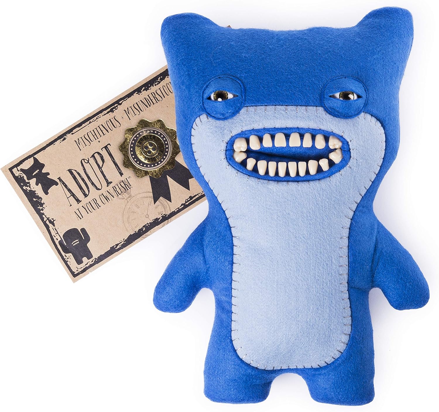 Fuggler 30cm Funny Ugly Monster – Blue Awkward Bear – BigaMart