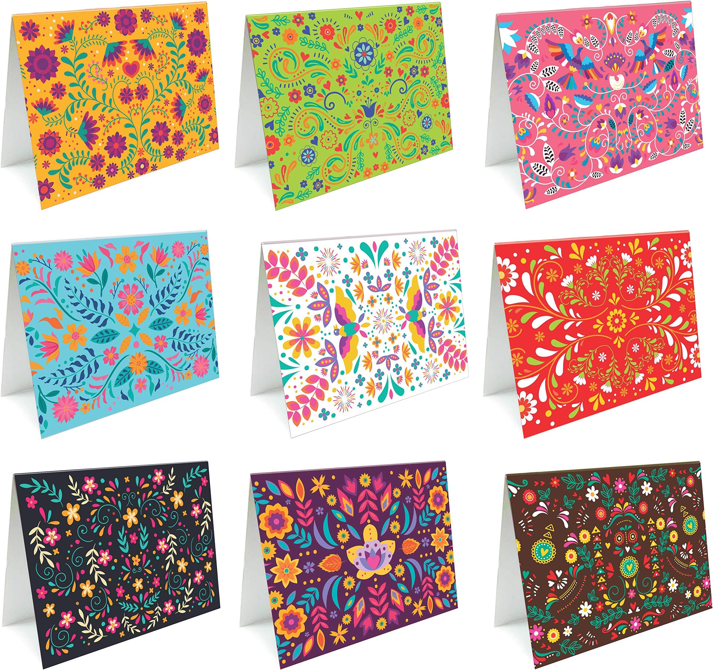 SVM CRAFT® Mini Blank Happy Birthday Cards with Envelopes All Occasion ...