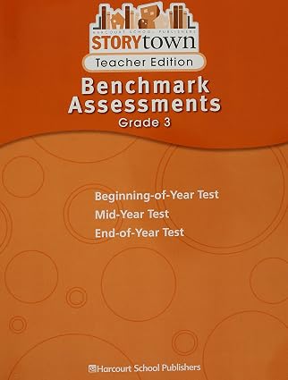 Amazon.com: Storytown: Benchmark Assessments Teacher Edition Grade 3: ...