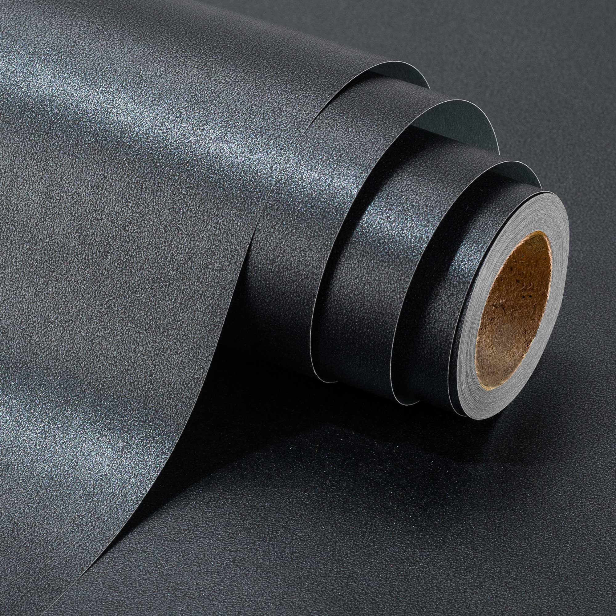 Amazon.com: Shimmer Charcoal Black Wrapping Paper Roll - 17 Inches X 33 ...