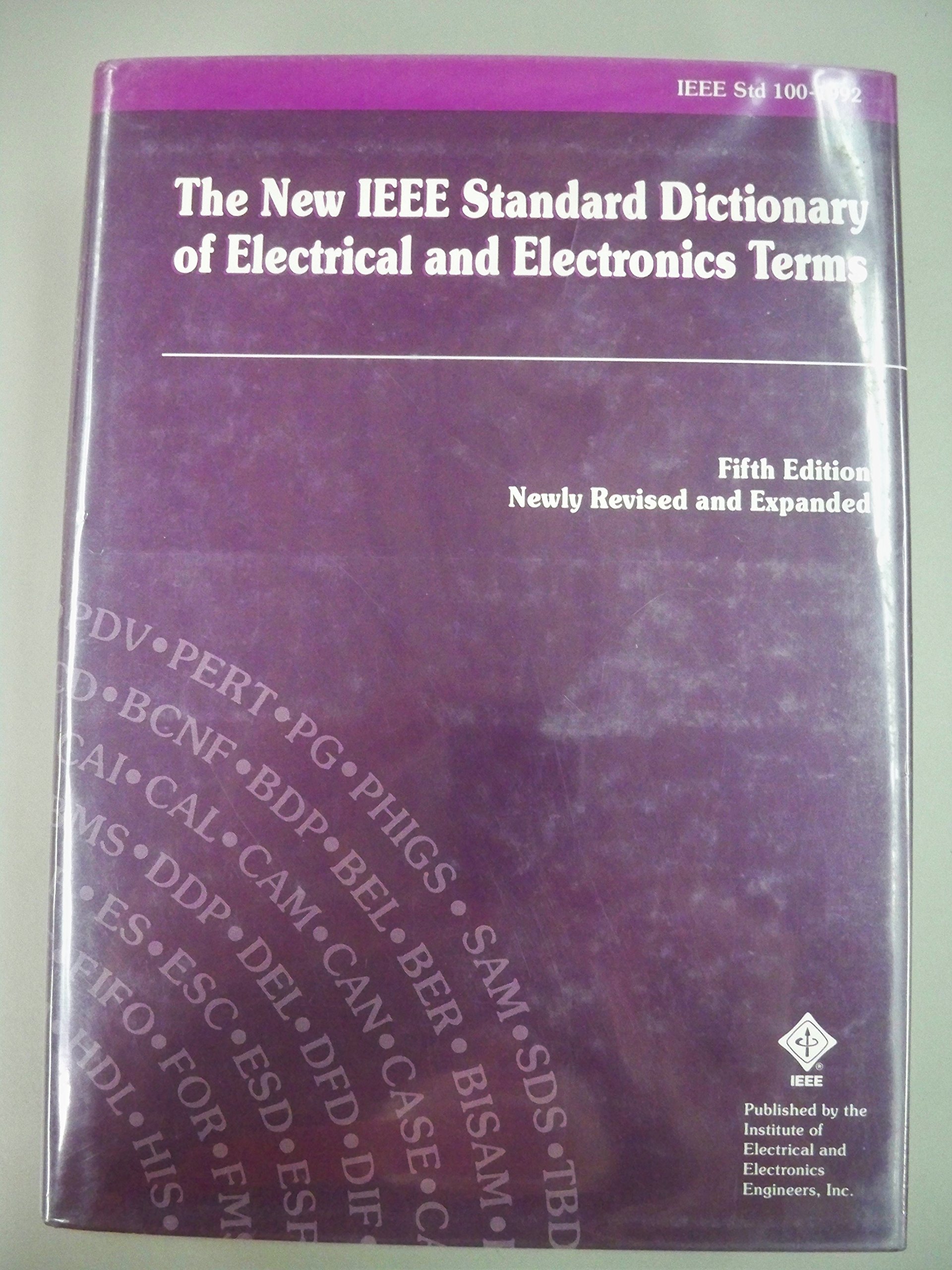 IEEE Std 100-1992, IEEE Standard Dictionary of Electrical and ...