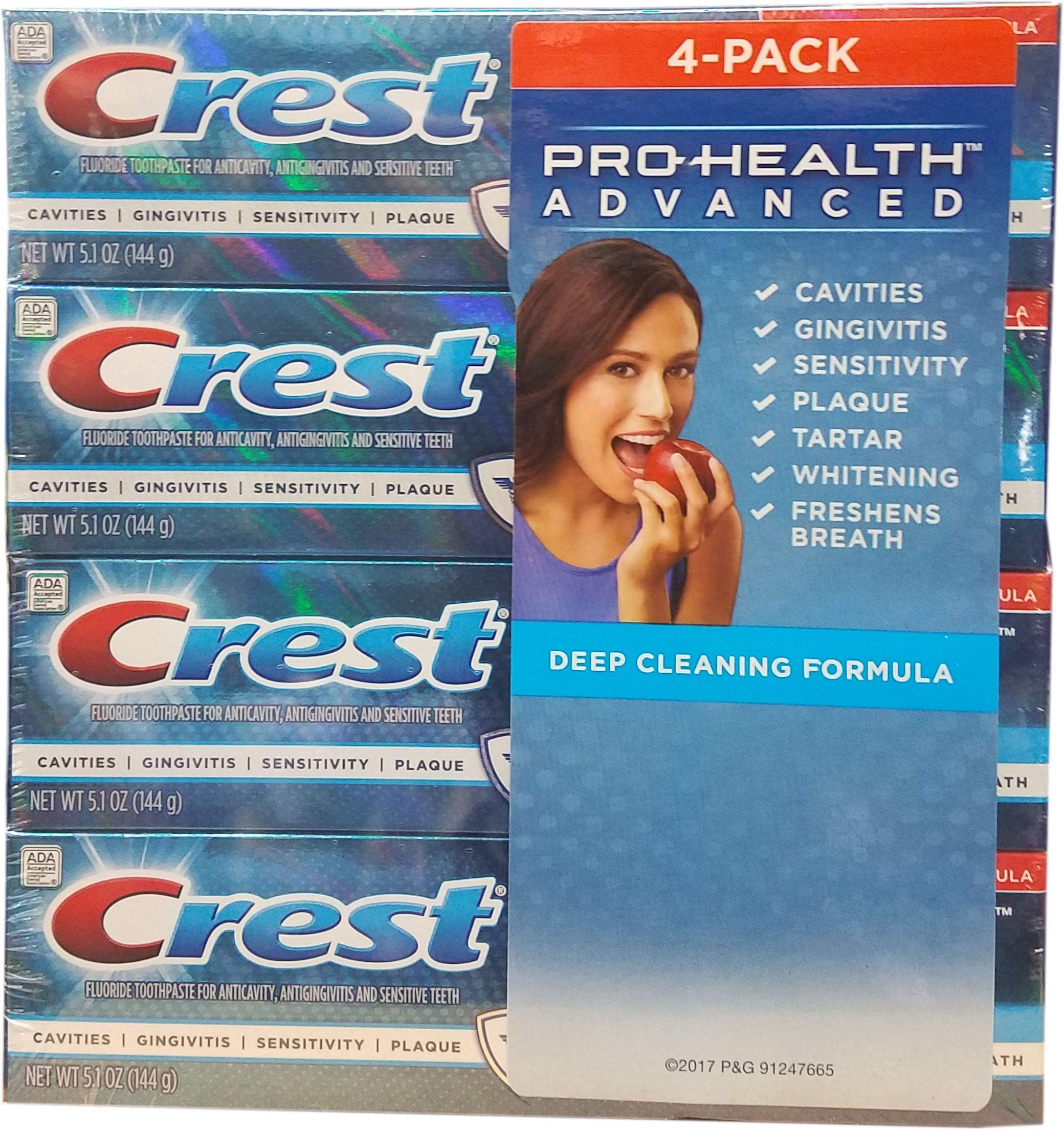 Amazon.com : Crest Prohealth Advanced, 4 Count : Health & Household