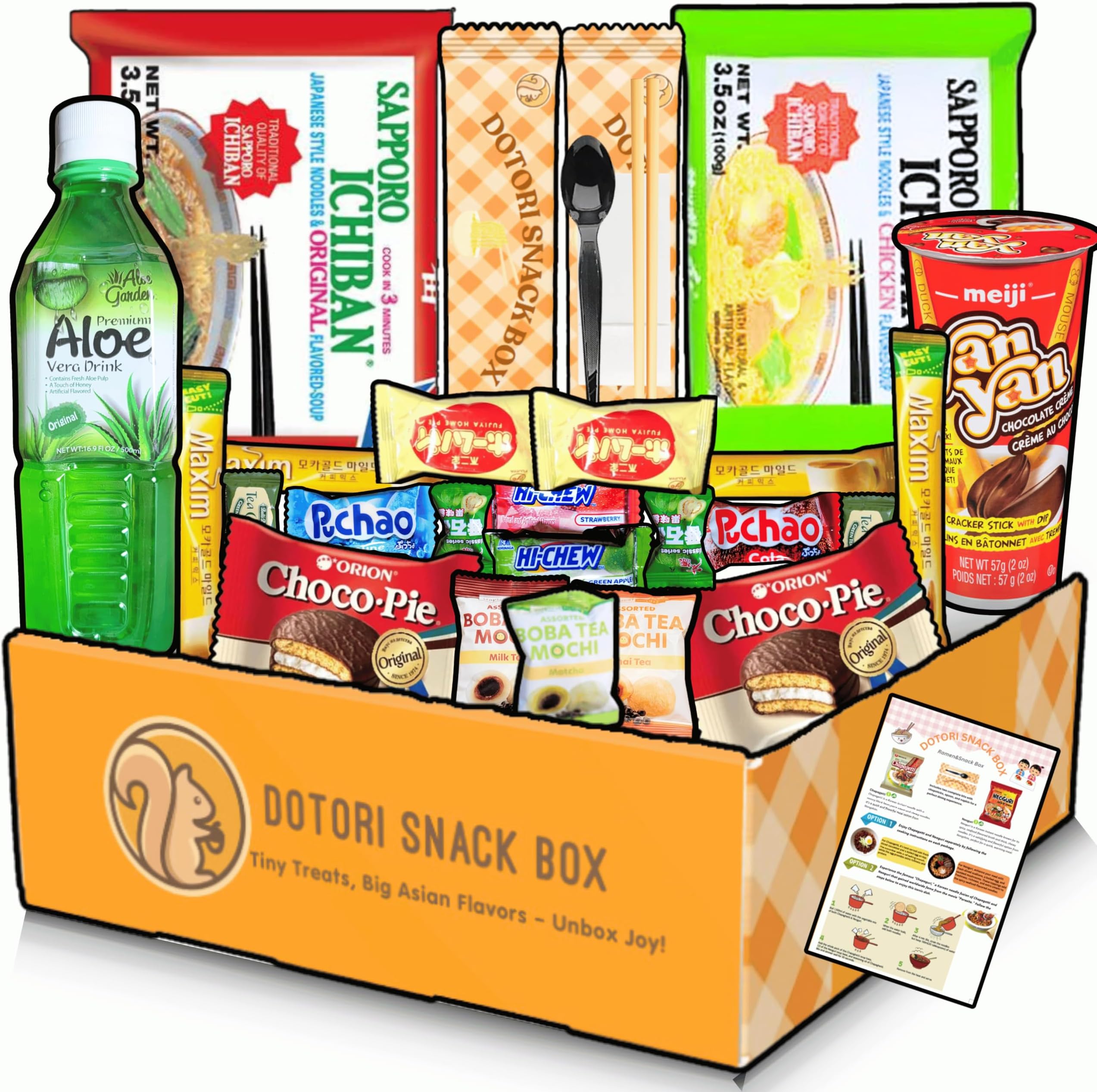Amazon.com : DOTORI SNACK BOX Premium International Asian Snack Box ...