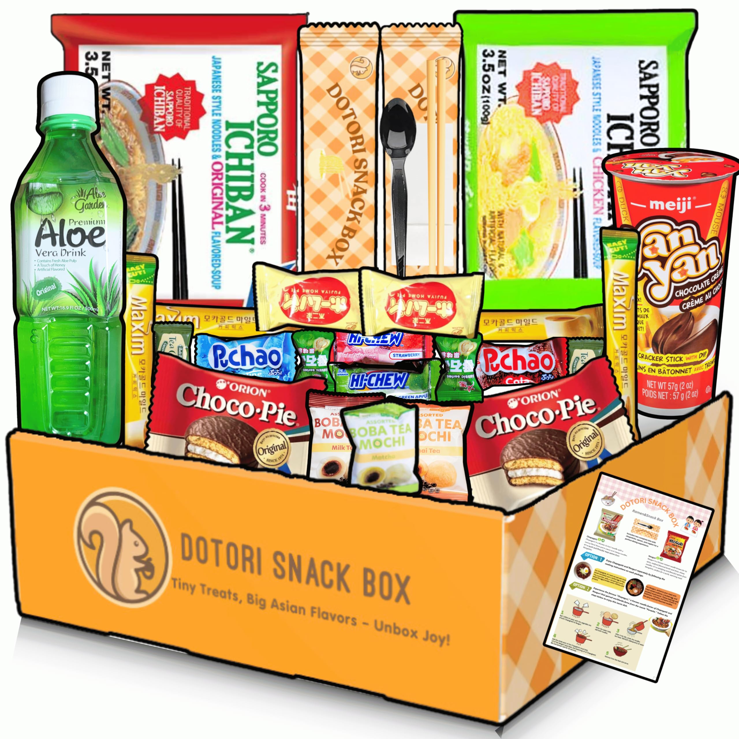 Amazon.com : DOTORI SNACK BOX Premium International Asian Snack Box ...