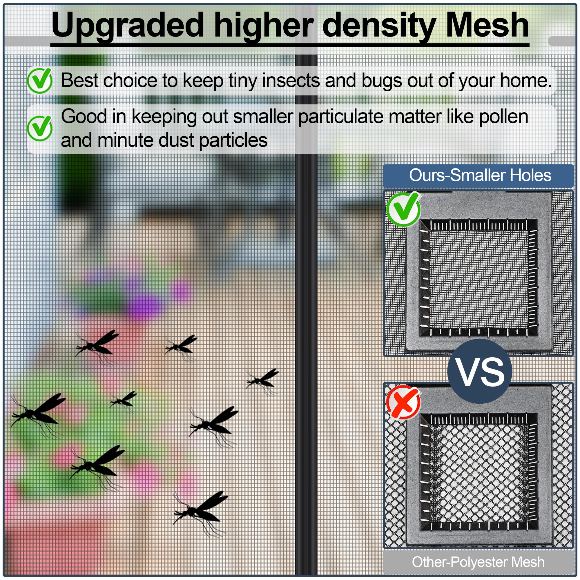 Snapklik.com : High Density Magnetic Screen Door,Reinforced Thicker ...