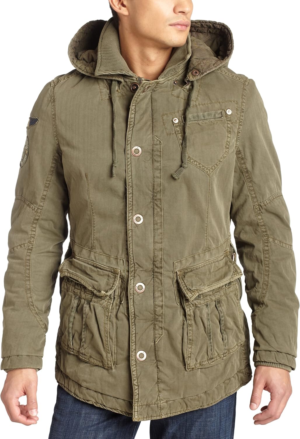 Jet Lag Men's Premium Jacket,Dark Green,XXX-Large at Amazon Men’s ...