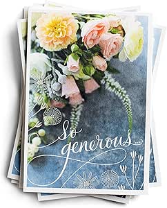 Amazon.com : DaySpring - Thank You - So Generous - 6 Premium Cards ...