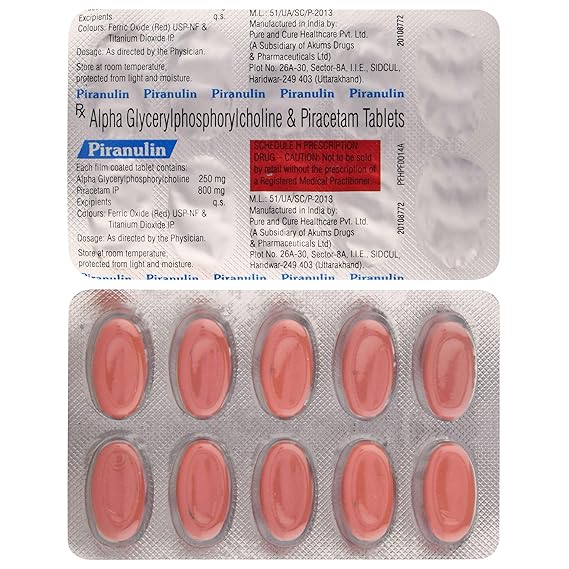 Piranulin - Strip of 10 Tablets : Amazon.in: Health & Personal Care