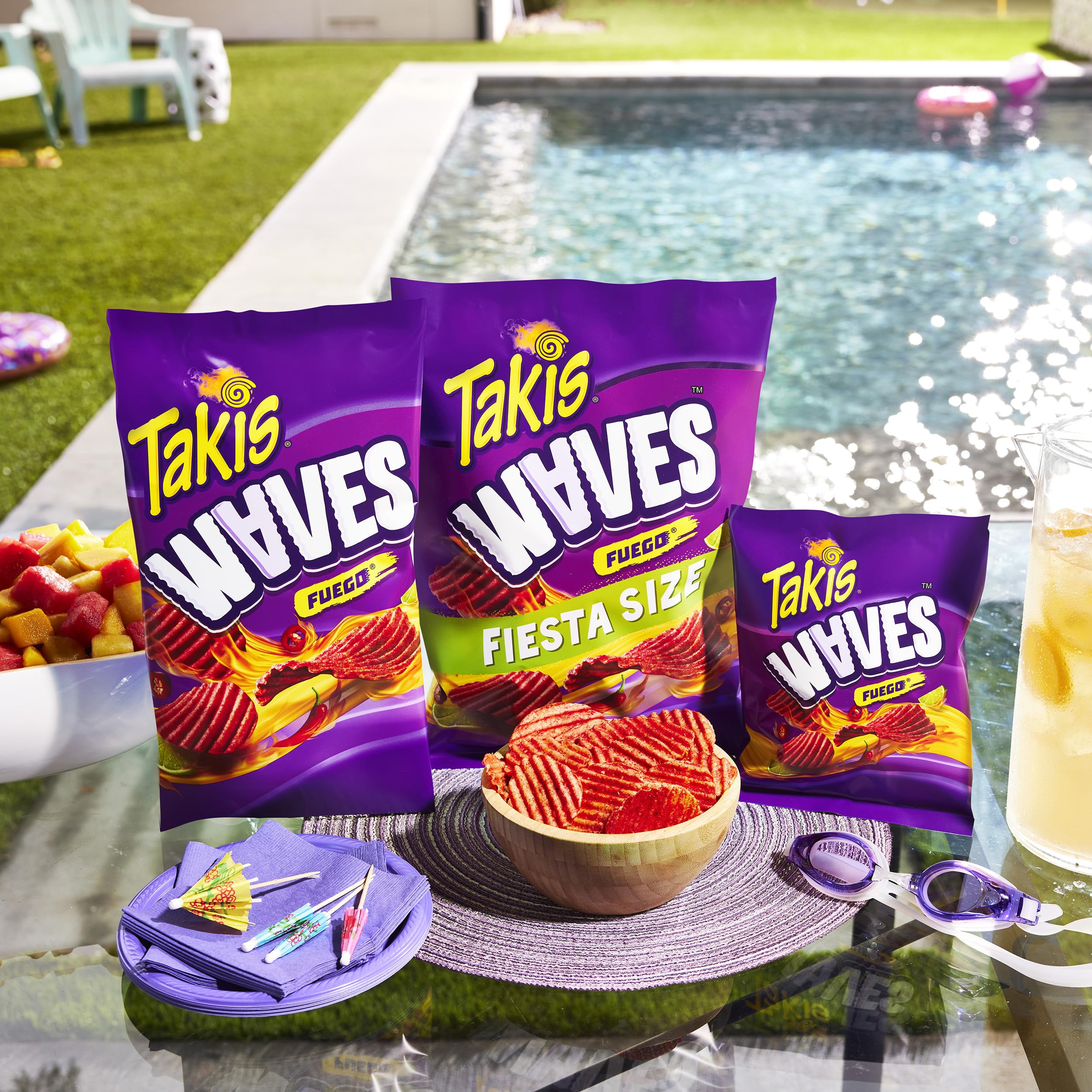 Snapklik.com : Takis Fuego Waves 6 Pc / 2.5 Oz Snack Size Multipack