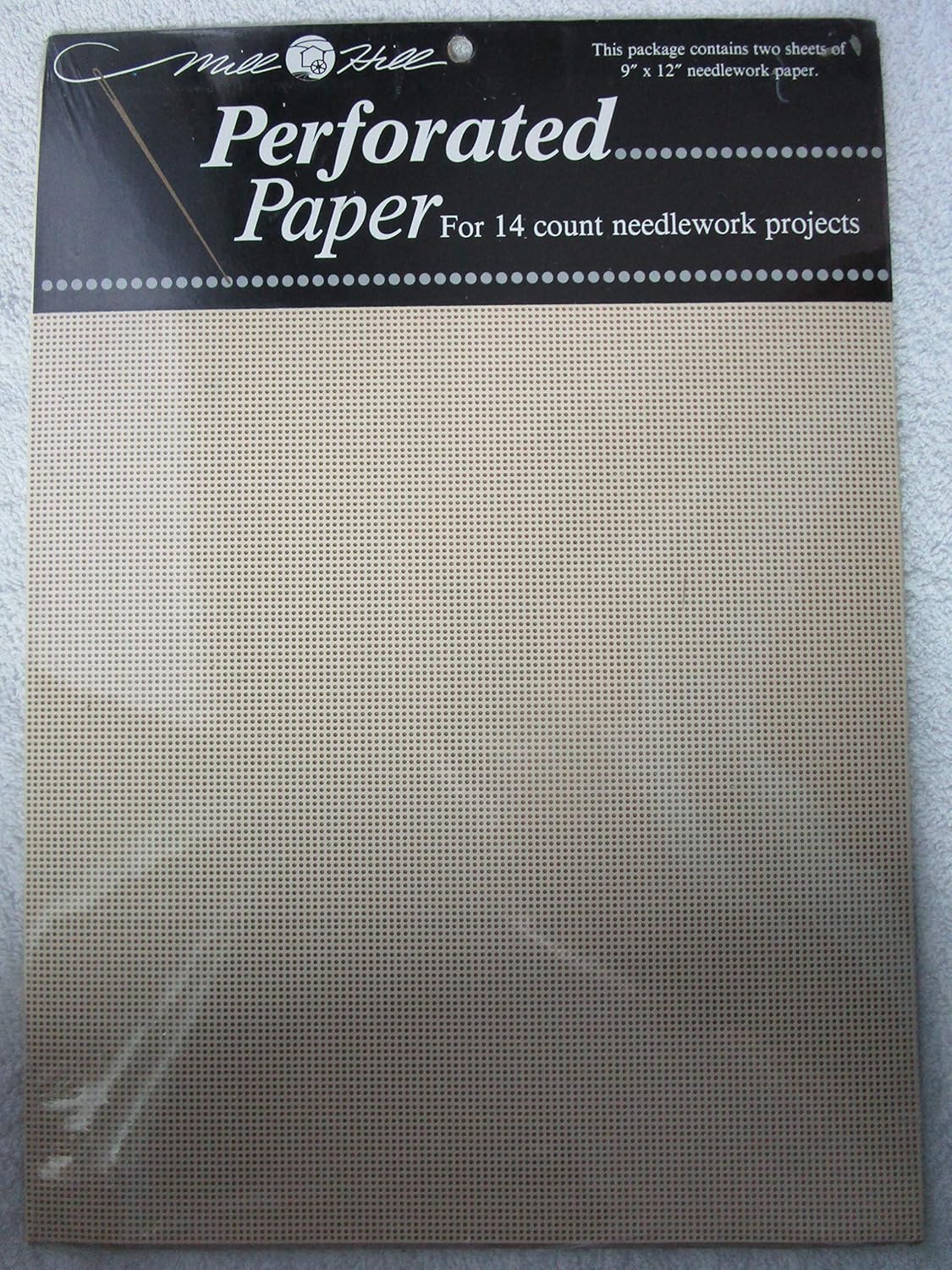 Amazon.com: Perforated Paper 14 Count 9"X12" 2/Pkg-Ecru