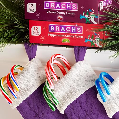 Brach's Wintergreen - Bastones de caramelo de Navidad, giro de menta en ...