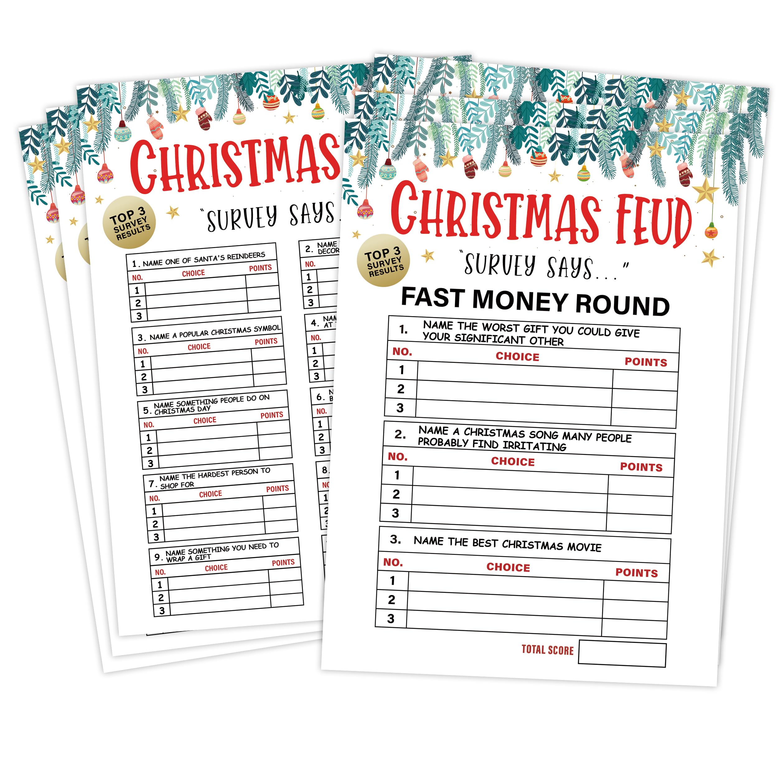 Amazon.com: Yiqhpy Christmas Party Games,Shower Game,Autumn Winter ...