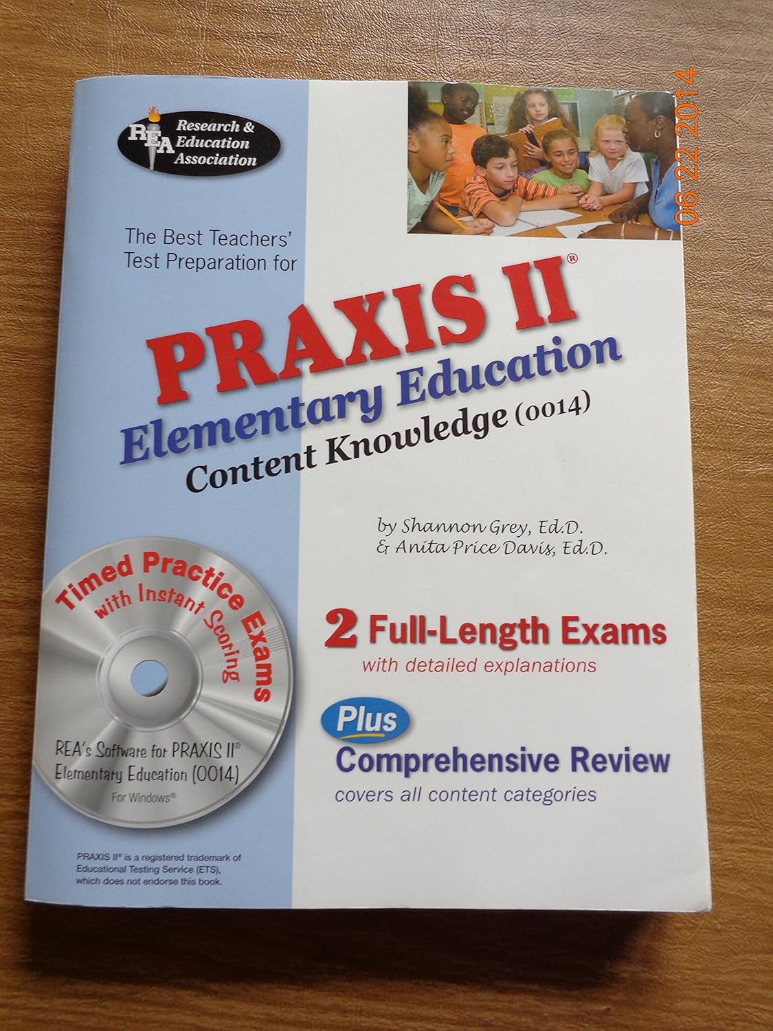 Amazon.com: PRAXIS II Elementary Ed Content Knowledge 0014 w/CD (REA ...