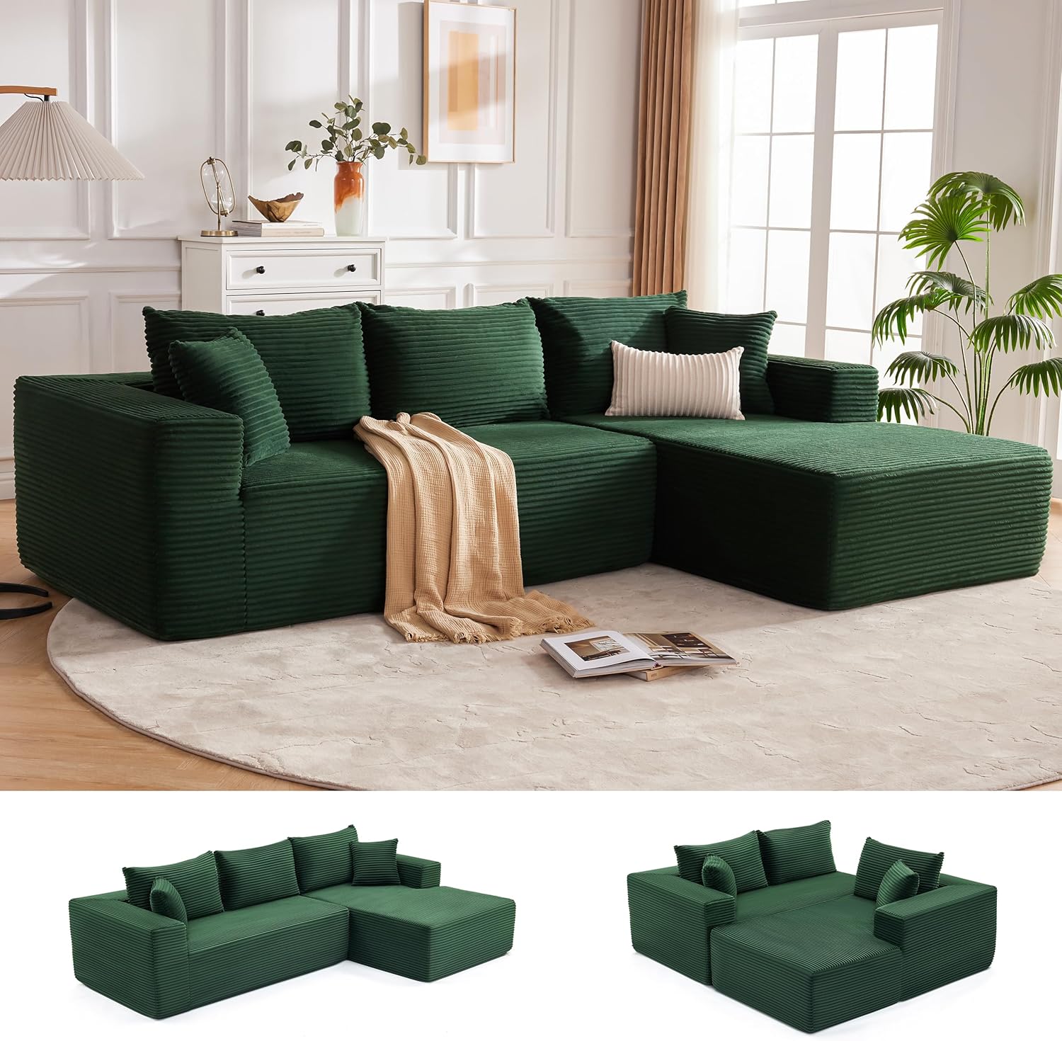 110 Cloud Sectional Couch Boneless Sofa For Australia Ubuy