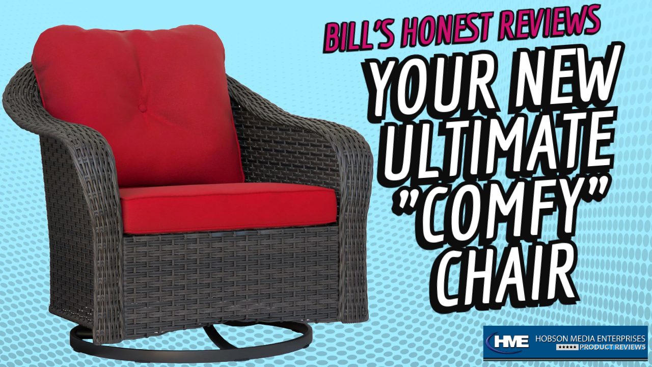 Watch Relax & Swivel In Style In This Awesome Wicker Rocker on Amazon Live