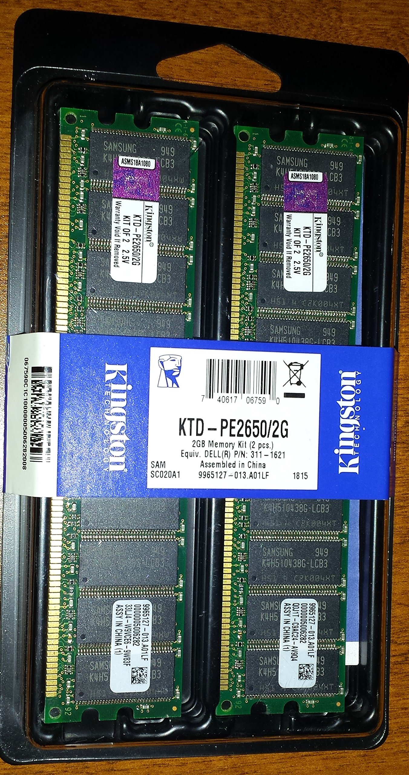 Kingston 2GB DDR KIT at Amazon.com