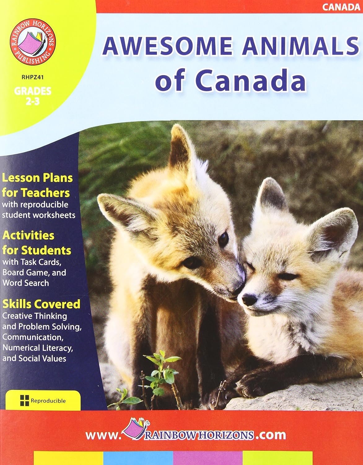 Awesome Animals of Canada Gr. 2-3 - Rainbow Horizons Publishing: Vera ...
