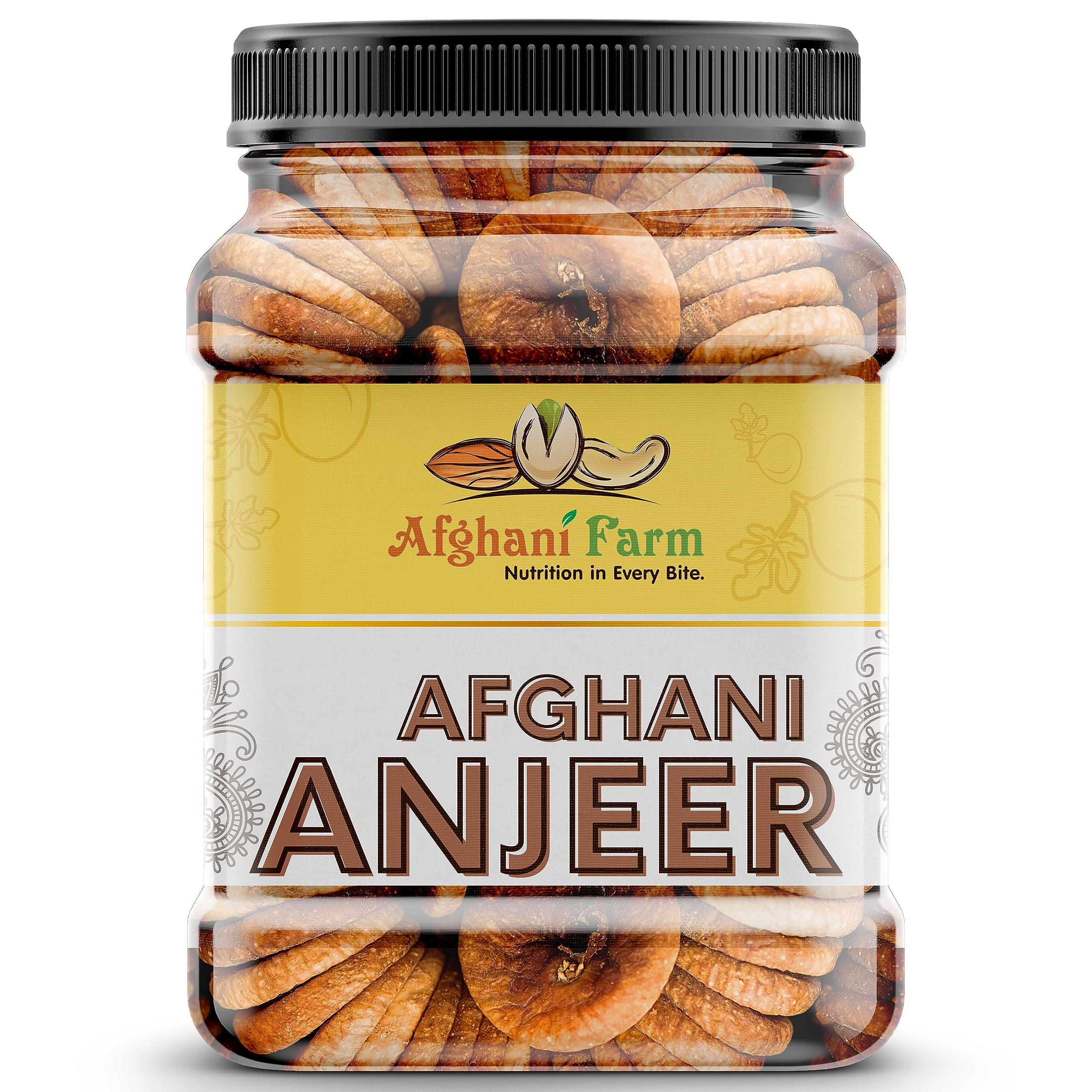 Afghani Farm Anjeer Jar Pack Dried Figs Rich Source of Fibre Calcium ...