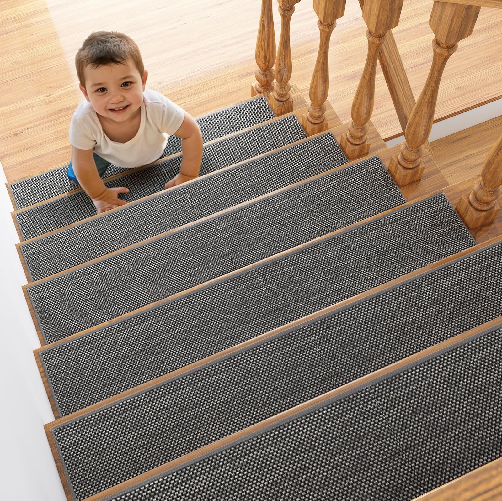 Amazon.com: Oak Valley Designs™ Carpet Stair Treads - Indoor Stair ...