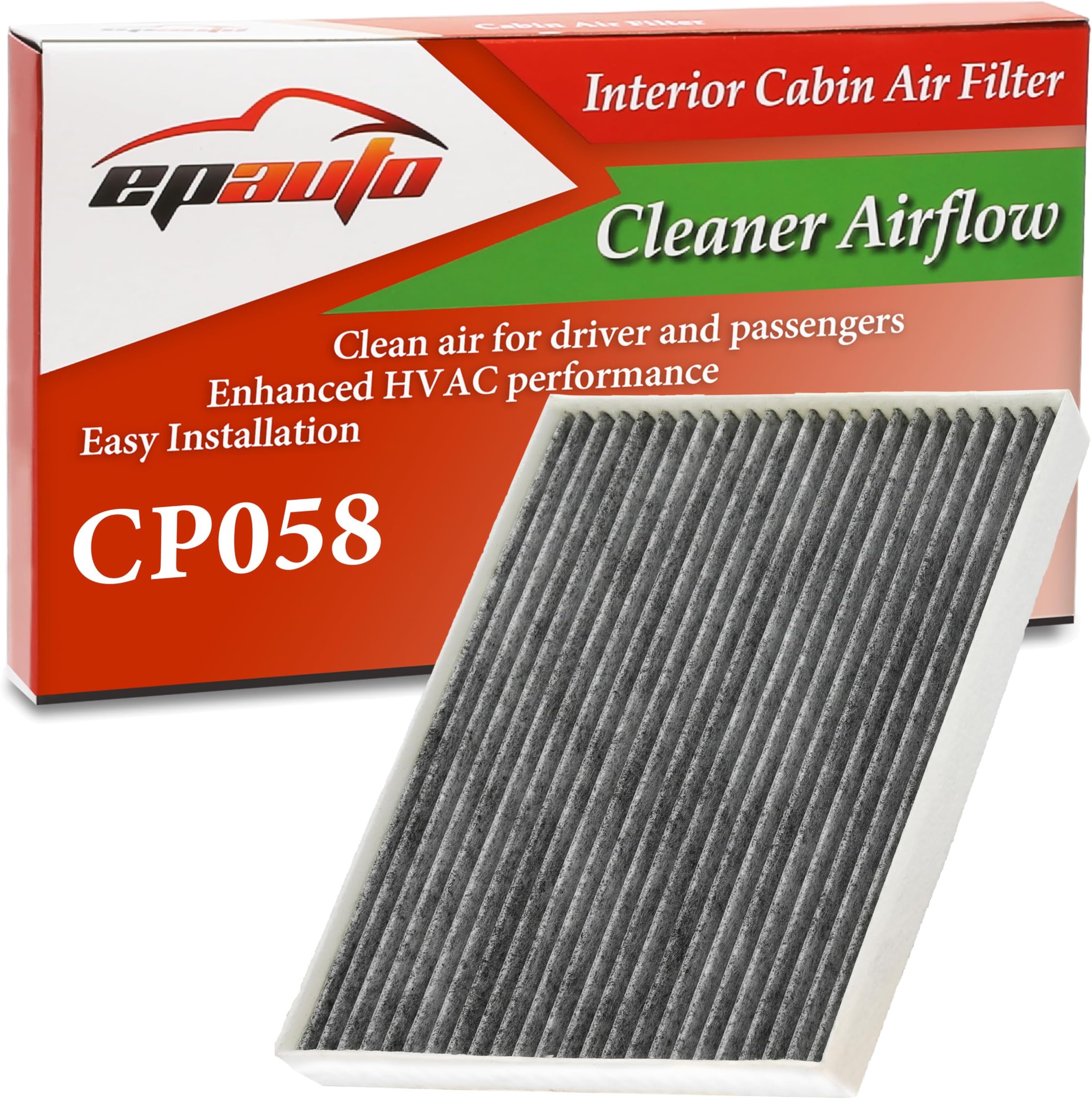 EPAuto CP058 (CF12058) Cabin Air Filter, Replacement for Hyundai Accent ...