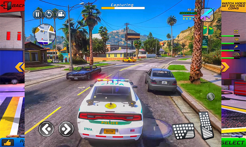 Cop Car Chase Police Simulator Open World GT Games Grand Police Chase ...