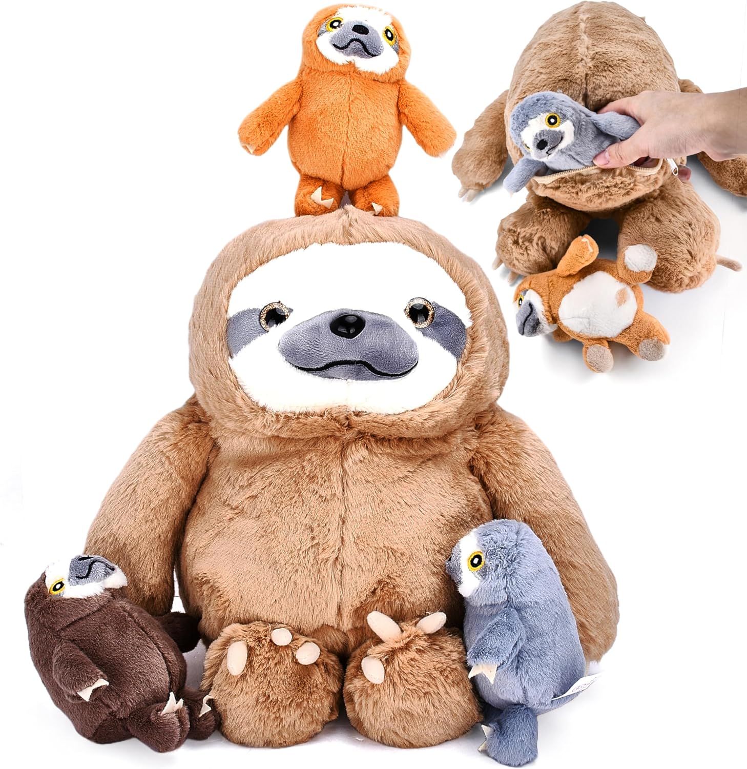Amazon.com: Snug A Babies Giant Sloth Stuffed Animal - Ideal Gift for ...