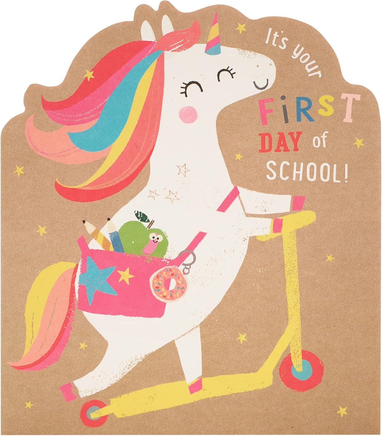 UK Greetings First Day of School Card - Unicorn First Day Card - Girl ...