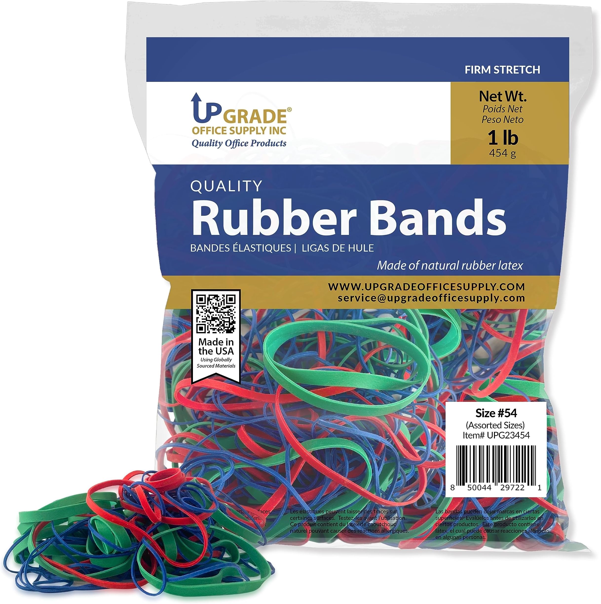 Amazon.com : U Brands Rubber Bands In Bag, Office Organization Supplies ...