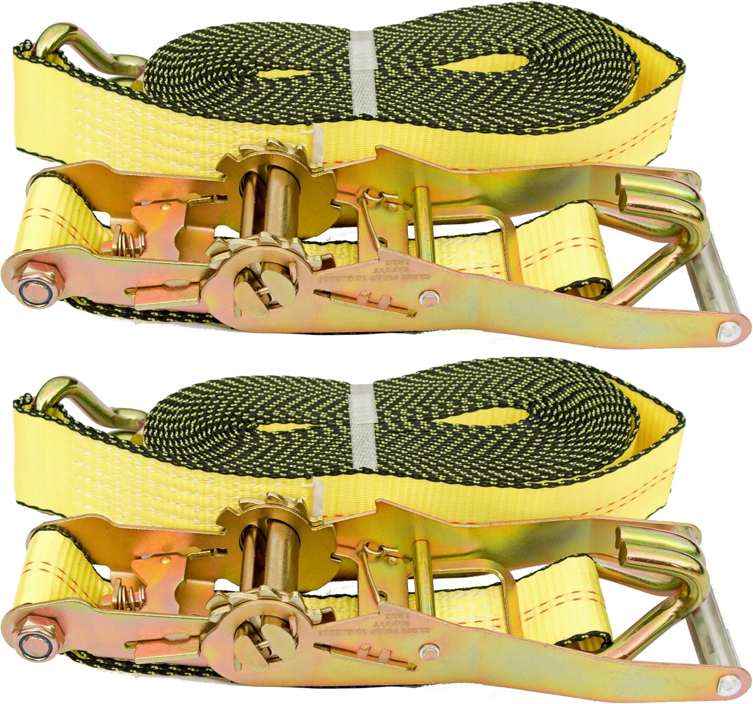 Amazon.com: DKG STRAPS 2" x30' J Hook Strap with Ratchet - Heavy Duty ...