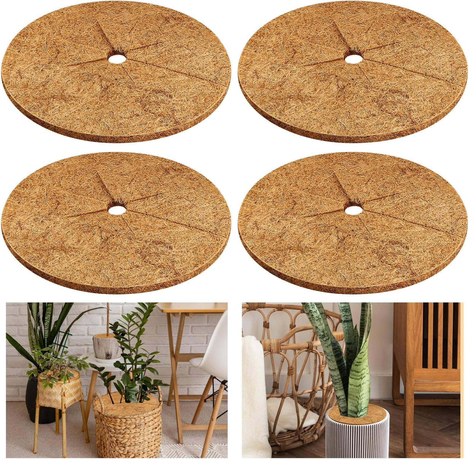 Amazon.com : Rubberific 24" Rubber Mulch Tree Ring - 3 Pack (Brown ...