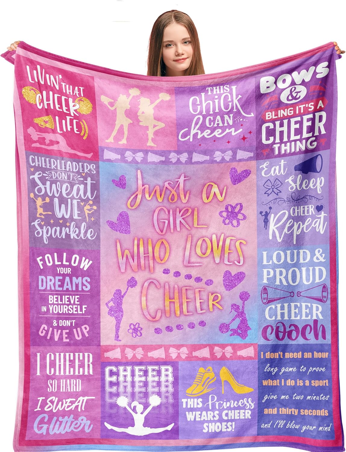 Amazon.com: Linxher Cheerleader Gifts, Cheer Gifts, Cheerleading Gifts ...