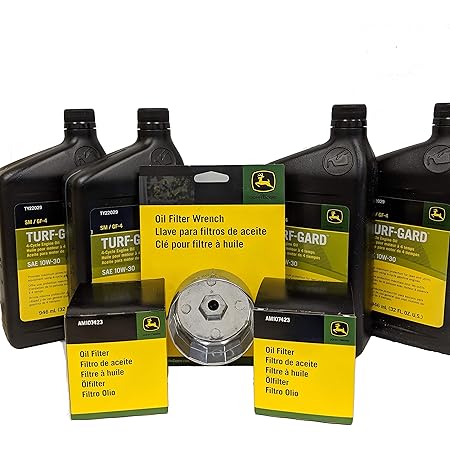 Amazon.com: John Deere Double Oil Change Kit, Includes Filter Wrench ...