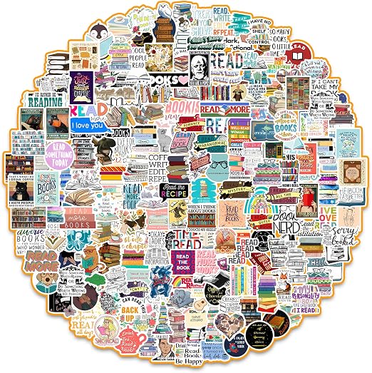 Amazon.com: 200 Pcs Reading Stickers for Women Men, Book Stickers ...