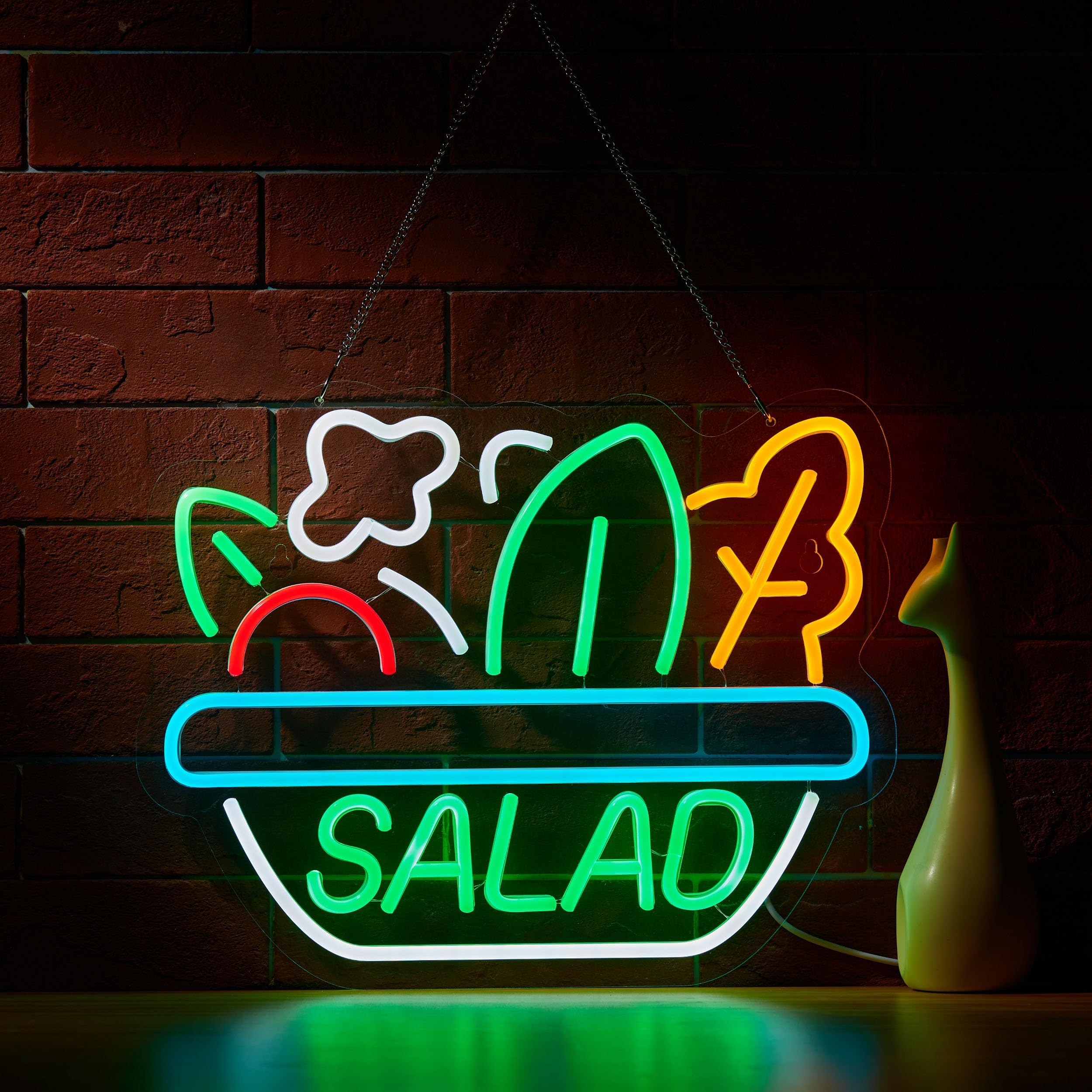 Amazon.com : Mermaid Neon Sign for Wall Décor Dimmable LED Bar Beer ...