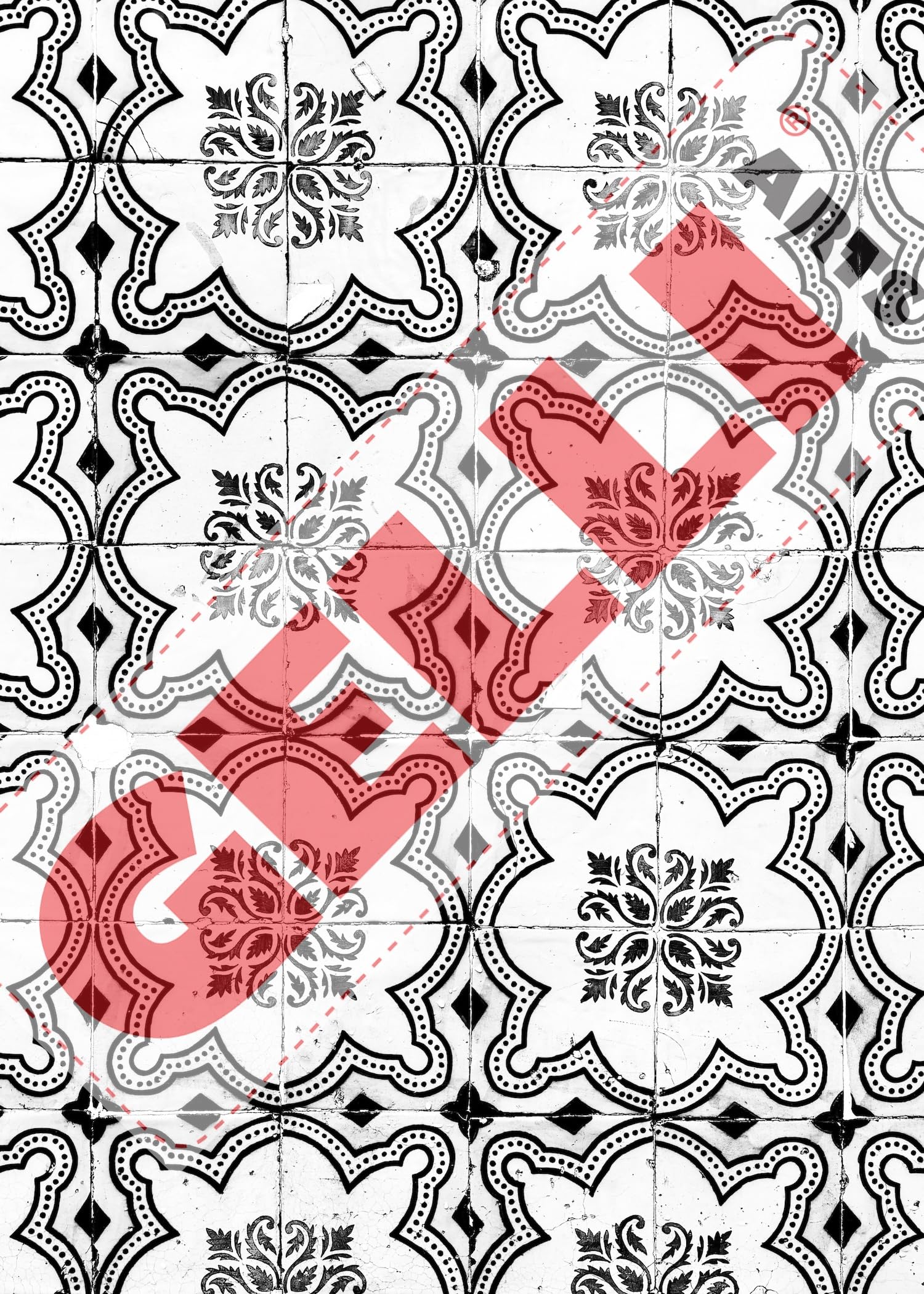 Snapklik.com : Gelli Arts Image Transfer Printables Lisbon Tiles - 20 ...