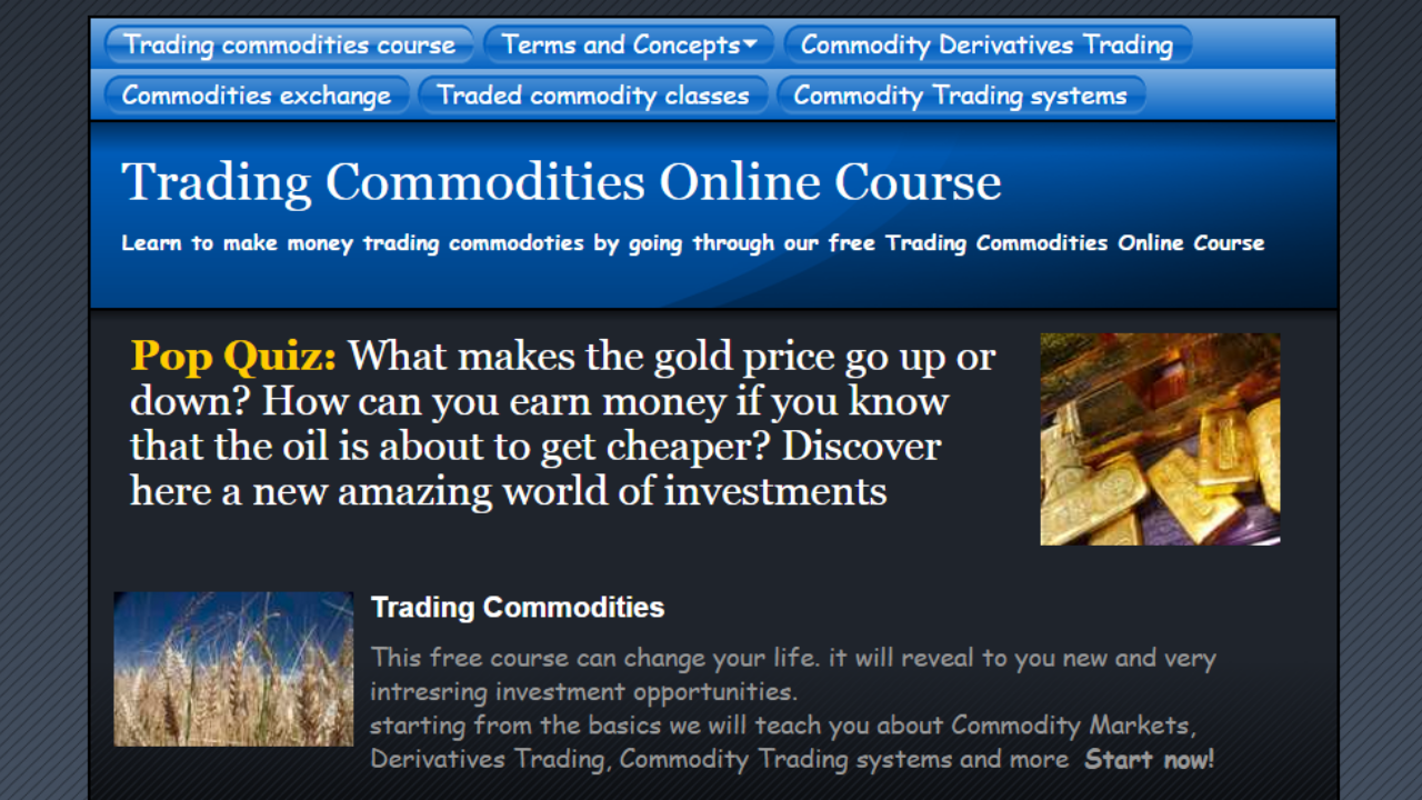 Commodity Trading Course - Gold, Silver prices and more - App on Amazon ...