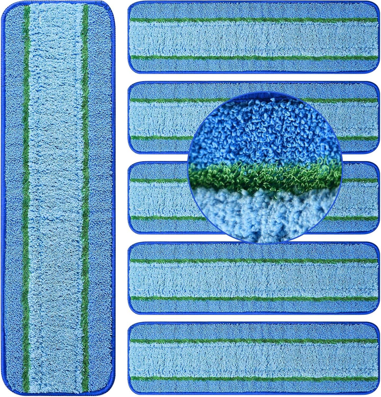 Amazon.com: 6 Pack Deep Clean Pads for Bona Family of Mops, Washable ...