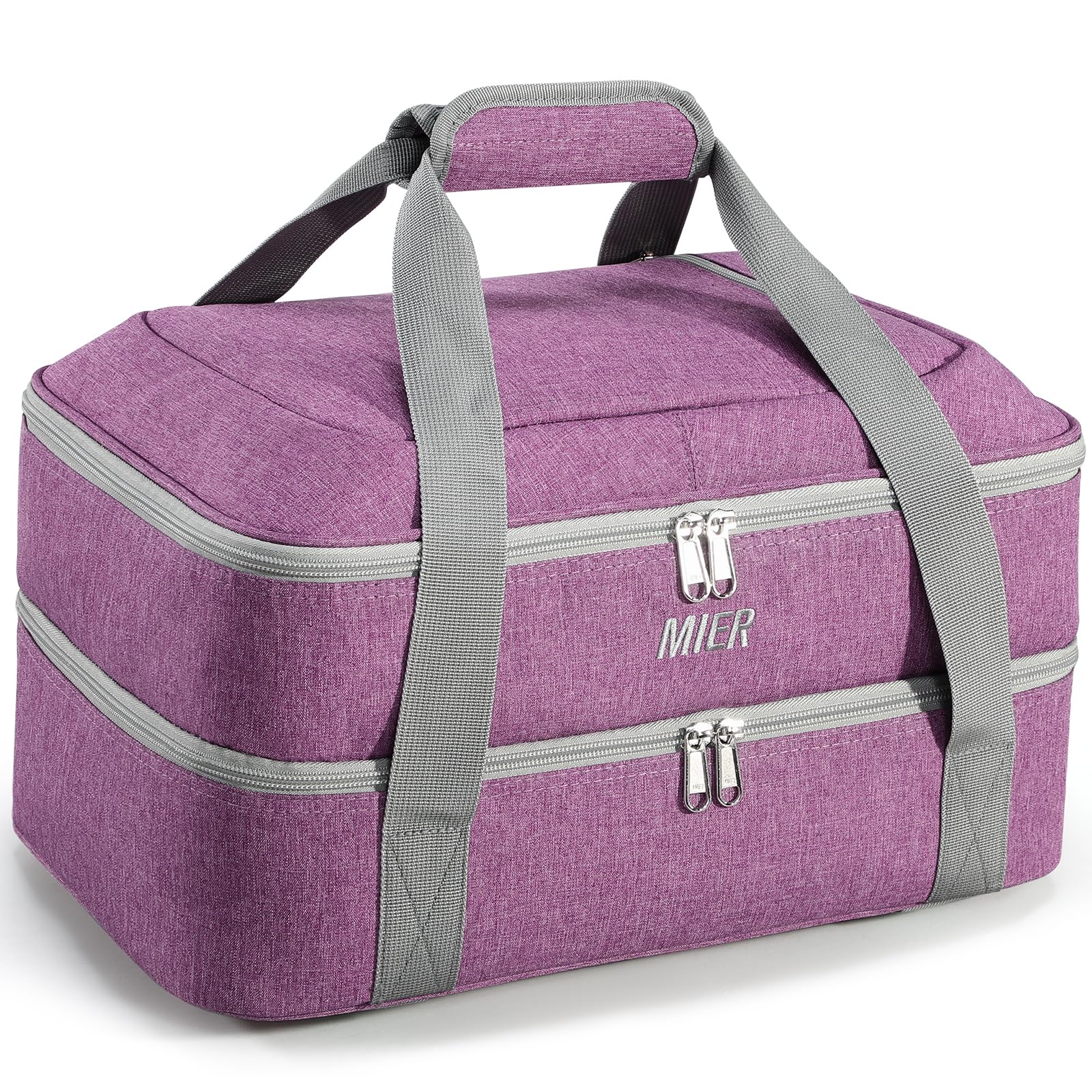 Amazon.com: MIER Insulated Casserole Carrier Fits 9"x13" Baking Dishes ...