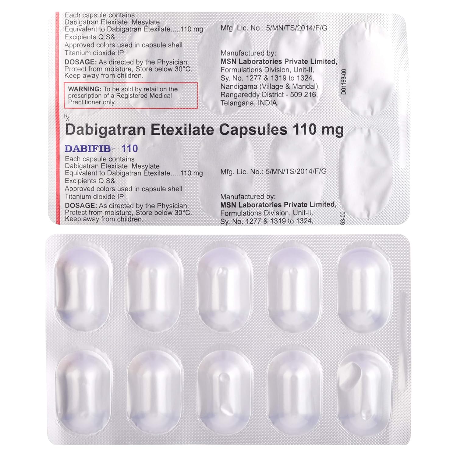 Dabifib 110 - Strip of 10 Capsules : Amazon.in: Health & Personal Care