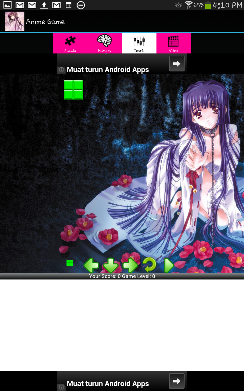 Aplicación Anime Brain and Puzzle Game en Amazon Appstore